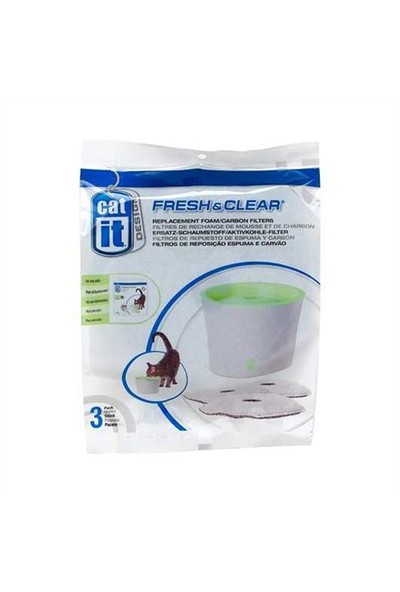 Catit Sünger Ve Karbon Filtre 55600 İçin - 3'Lü