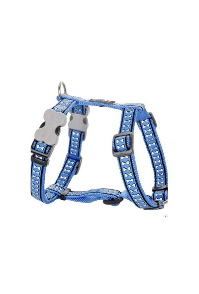 Reddingo Fosforlu Kemik Desenli Mavi Köpek Göğüs Tasması 20 Mm Reddingo Fosforlu Kemik Desenli Mavi Köpek Göğüs Tasması 20 Mm