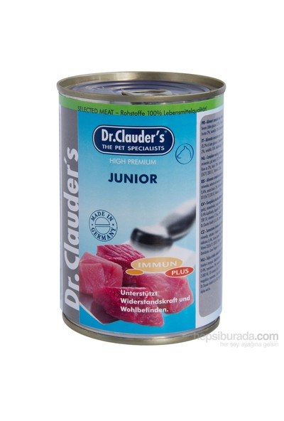 Dr.Clauders Junior Yavru Köpek Konservesi 400 Gr