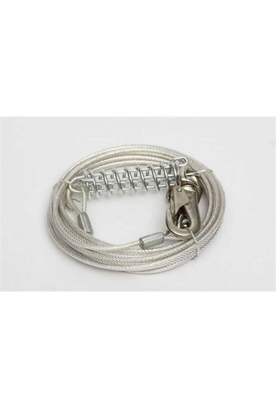 Eastland Yaylı Köpek Bahçe Bağlama Çelik Halat 4,5 Metre*35Kg Eastland Yaylı Köpek Bahçe Bağlama Çelik Halat 4,5 Metre*35Kg