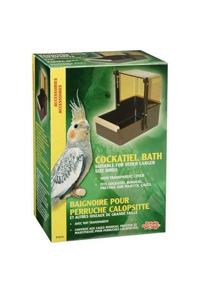 Living World Kokteyl Kuş Banyoluğu Kahverengi