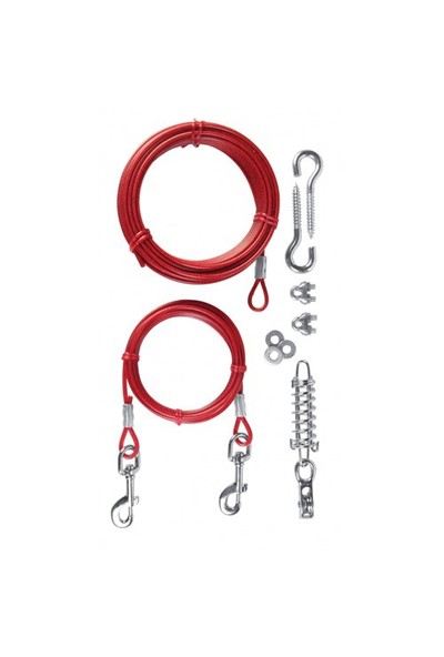 Trixie Köpek Bahçe Bağlama Çelik Halatı 15M