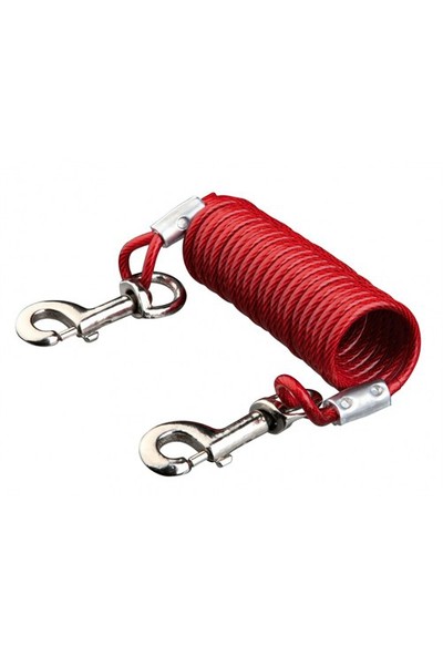 Trixie Köpek Bahçe Bağlama Helezon Çelik Halat 5M