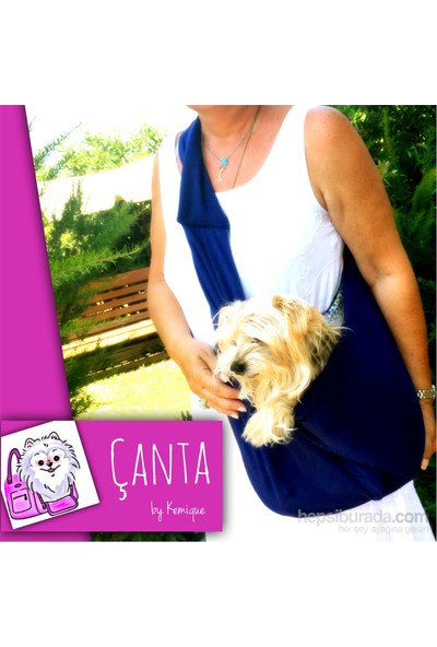 Çanta By Kemique - Köpek Taşıma Çantası - Lacivert