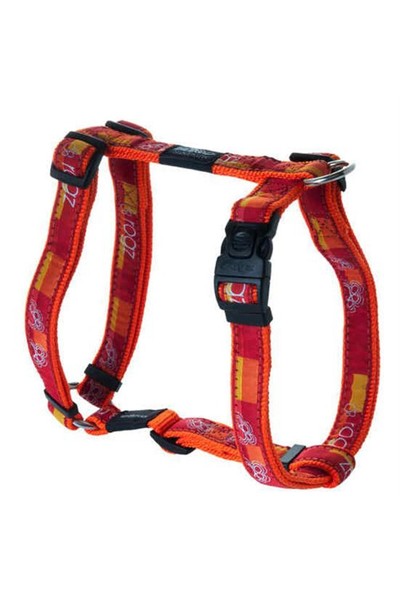 Rogz Tango Pati Desenli Göğüs Tasması -25Mm- Xl