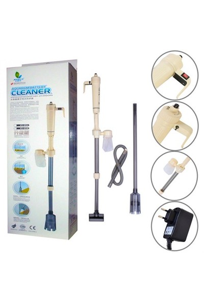 Jeneca Pilli Ve Elektrikli Akvaryum Dip Süpürgesi