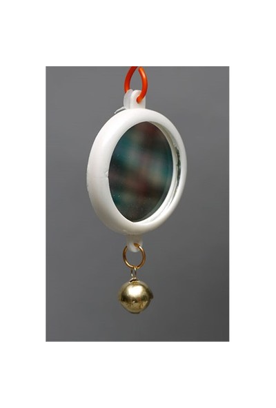 Kuş Oyuncağı Yuvarlak Ayna Zilli