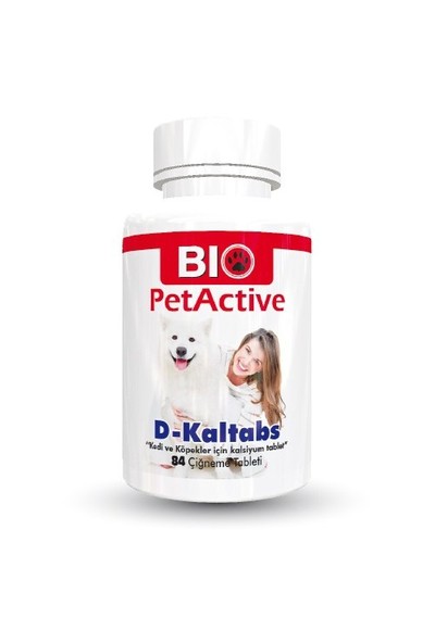 Biopetactive Çiğneme Tableti D-Kaltabs (Kedi Ve Köpekler İçin Kalsiyum Tablet) 126Gr Biopetactive Çiğneme Tableti D-Kaltabs (Kedi Ve Köpekler İçin Kalsiyum Tablet) 126Gr