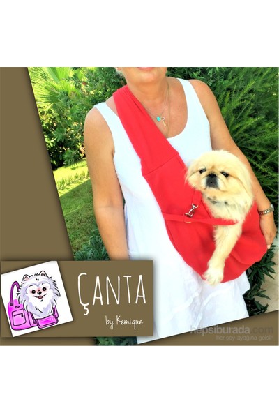 Çanta By Kemique - Köpek Taşıma Çantası - Kırmızı
