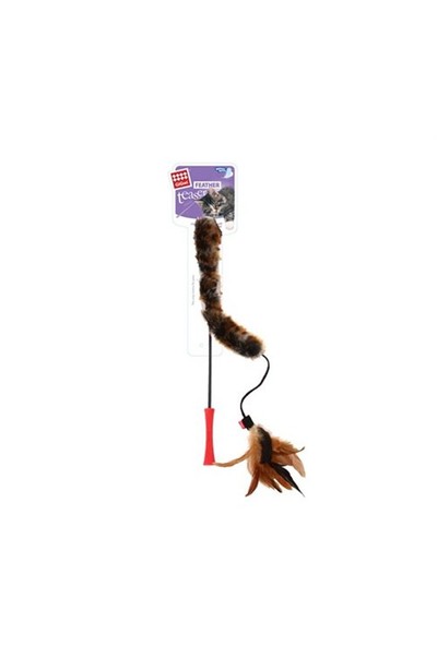 Gigwi Kedi Oltası Kuyruklu Doğal Tüy Gigwi Kedi Oltası Kuyruklu Doğal Tüy