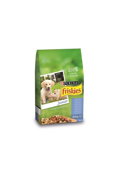 Friskies Tavuklu Sütlü Ve Sebzeli Yavru Köpek Maması 2.4Kg Friskies Tavuklu Sütlü Ve Sebzeli Yavru Köpek Maması 2.4Kg