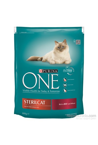 Purina One Steril Kısırlaştırılmış Kediler için Sığır Etli Kedi Maması 800 Gr Purina One Steril Kısırlaştırılmış Kediler için Sığır Etli Kedi Maması 800 Gr