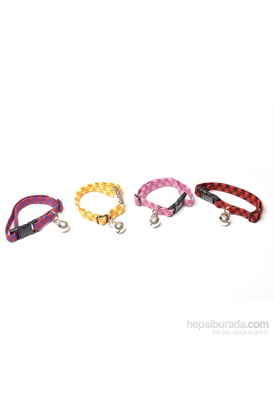 Lastikli Zilli Kedi tasması fd*