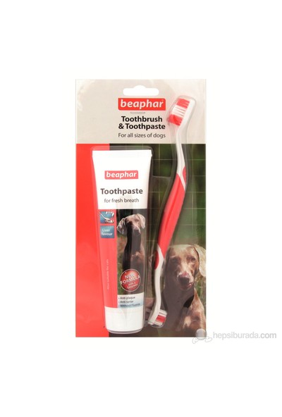 Beaphar Diş Firçası + Diş Macunu