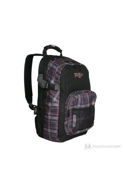 Pug Walker Sırt Çantası Laptop Bölmeli Kareli Siyah (0055-2) Pug Walker Sırt Çantası Laptop Bölmeli Kareli Siyah (0055-2)