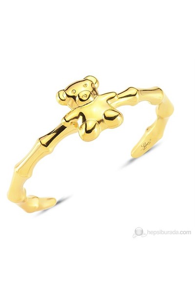 Lochers Ayıcık Desenli Çelik Bileklik