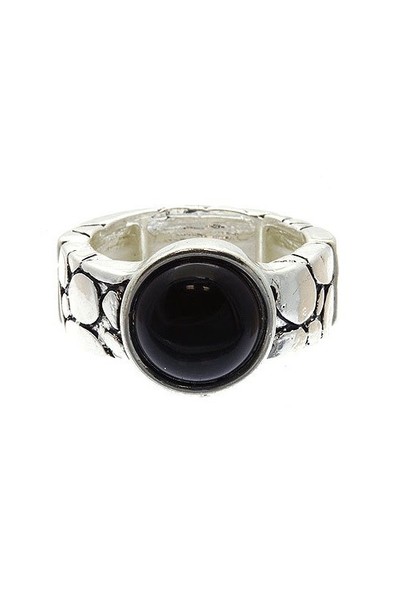 Betico Fashion Gümüş Yılan Yüzük