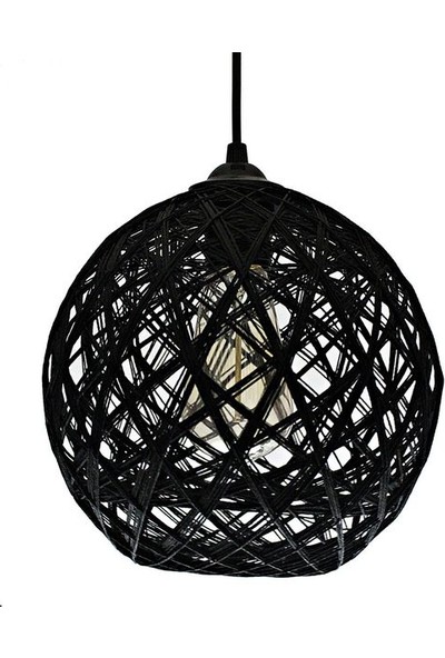 Balle Small Siyah Sarkıt Top Avize