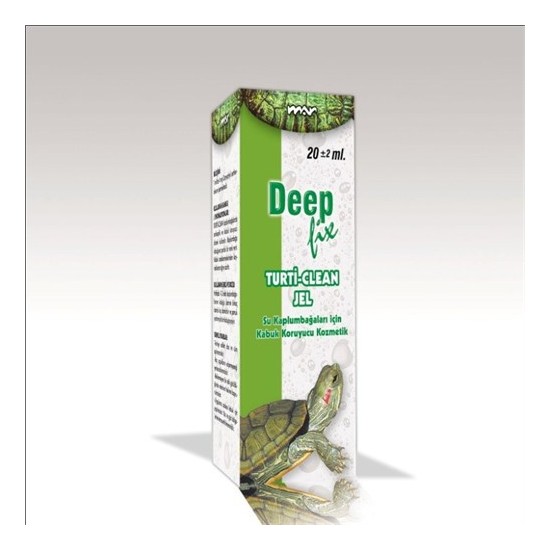 Deep Fix Turti Clean Jel (Kaplumbağa Bakım Jeli ) 30 Ml. Fiyatı