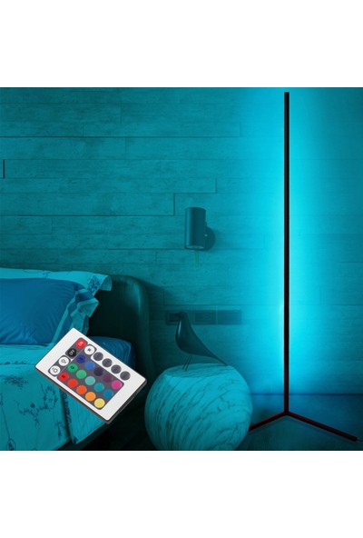 Alfonso Metal Dekoratif Minimalist Led Lambader 150x30cm Animasyonlu Kumandalı Renkli Köşe Lambası Alfonso Metal Dekoratif Minimalist Led Lambader 150x30cm Animasyonlu Kumandalı Renkli Köşe Lambası