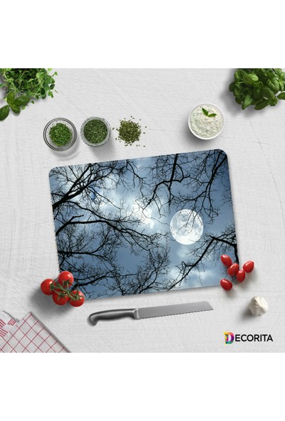 Decorita Cam Kesme Tahtası - Cam Kesme Tablası Gece Desenli 30cm x 40cm Decorita Cam Kesme Tahtası - Cam Kesme Tablası Gece Desenli 30cm x 40cm