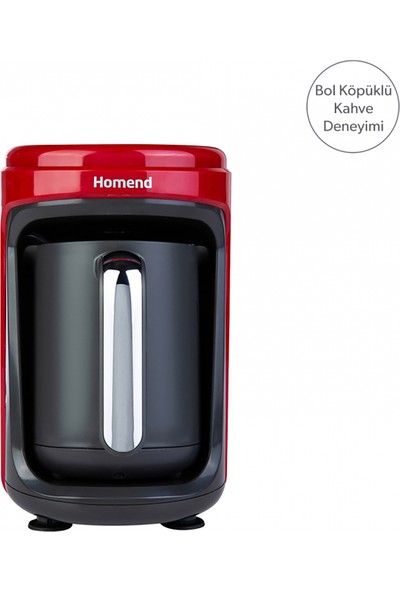 Homend Pottoman 1831H Kırmızı Türk Kahve Makinesi