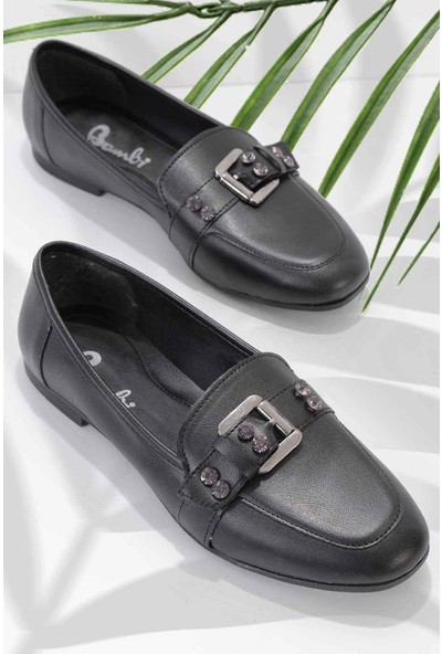 Bambi Siyah Kadın Babet K01824210009