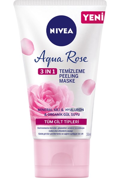 Nivea Aqua Rose 3 In 1 Peeling 150 ml Nivea Aqua Rose 3 In 1 Peeling 150 ml