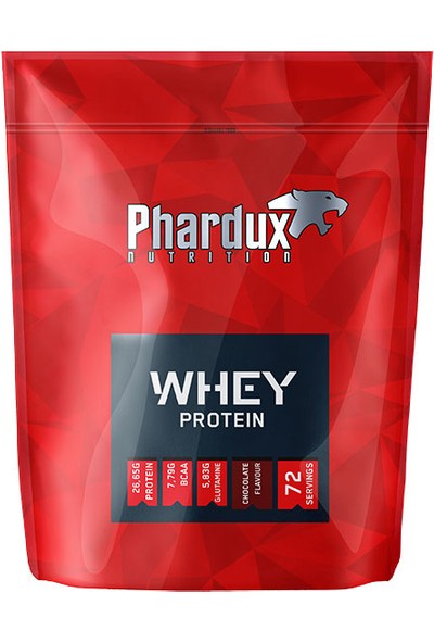 Phardux Whey Protein Tozu 2592 gr Çikolata Aromalı