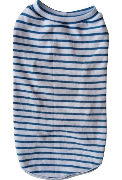 Markapet Kedi Köpek Kıyafeti Mavi Beyaz Xs 21 cm