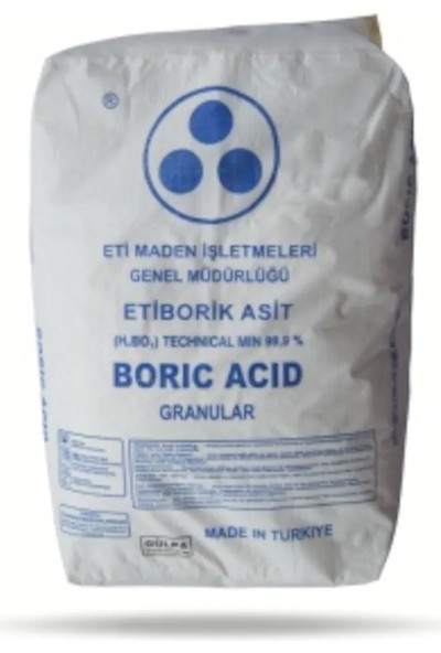 Eti Maden Borik Asit H3BO3 1 kg
