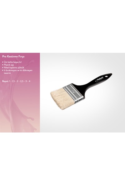 Polisan Pro Kestirme Fırça No: 2(50)