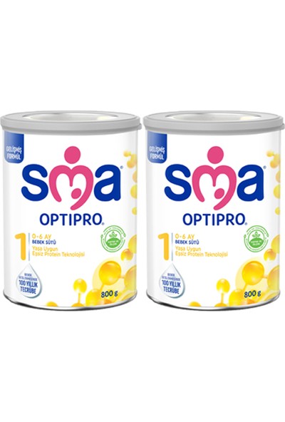 Sma 1 Optipro Probiyotik Bebek Sütü 800 gr x 2 Adet Sma 1 Optipro Probiyotik Bebek Sütü 800 gr x 2 Adet