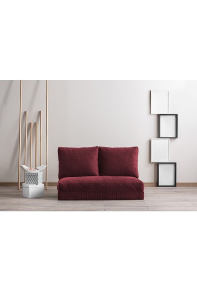 Pafu Taida Ikili Sırtı 5 Kademeli Katlanır Yataklı Uzanma Koltuğu - Bordo Pafu Taida Ikili Sırtı 5 Kademeli Katlanır Yataklı Uzanma Koltuğu - Bordo