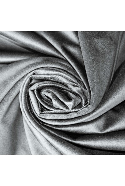 Velvet Mat Lüks Kadife Döşemelik Kumaş- Koyu Gri Velvet Mat Lüks Kadife Döşemelik Kumaş- Koyu Gri