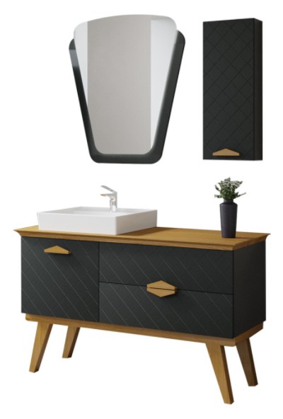 Denko Amazon 125 cm Banyo Dolabı