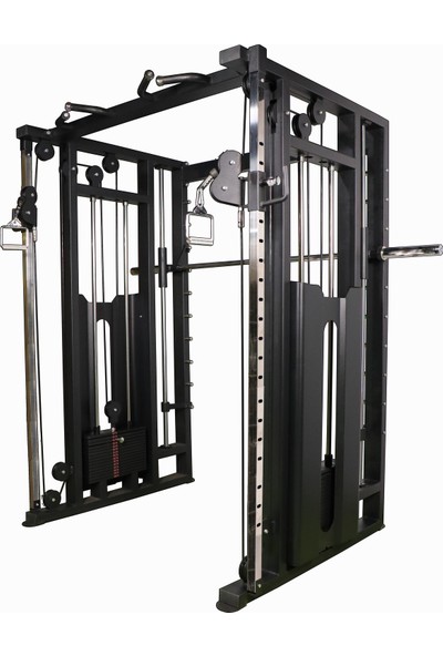 Alfatech Alfatechspor Dual Cable Crossover & Smith Machine Combo Machine Alfatech Alfatechspor Dual Cable Crossover & Smith Machine Combo Machine