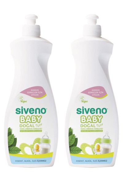 Siveno Doğal Baby Emzik & Biberon Temizleyici 500 ml x 2 Adet Siveno Doğal Baby Emzik & Biberon Temizleyici 500 ml x 2 Adet