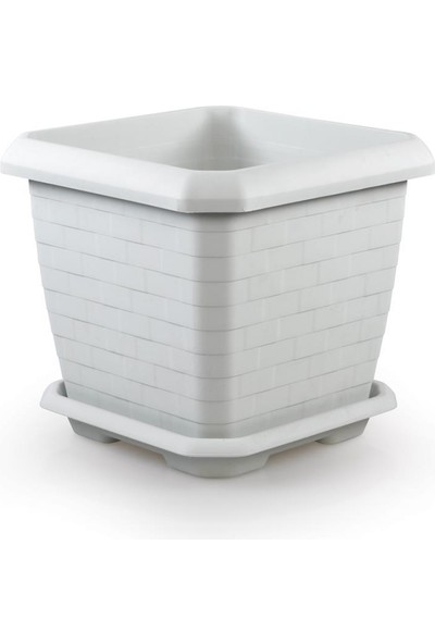 Omnipazar SO-HK04 Hisar Kare Tabaklı Saksı 44 Lt No 4 Omnipazar SO-HK04 Hisar Kare Tabaklı Saksı 44 Lt No 4