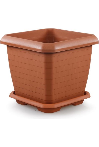 Omnipazar SO-HK04 Hisar Kare Tabaklı Saksı 44 Lt No 4 Omnipazar SO-HK04 Hisar Kare Tabaklı Saksı 44 Lt No 4