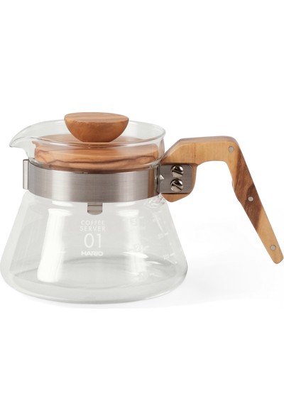 Arow Ahşap Saplı Cam Kahve Demliği 400 ml Arow Ahşap Saplı Cam Kahve Demliği 400 ml