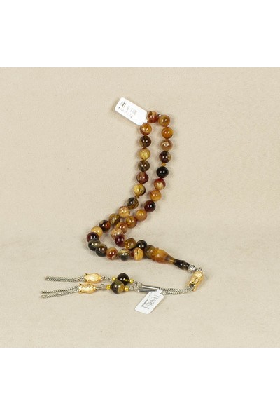 Tesbih Kardeşliği Bilek Boy Uçlu Yuvarlak Sıkma Kehribar Tesbih Tesbih Kardeşliği Bilek Boy Uçlu Yuvarlak Sıkma Kehribar Tesbih