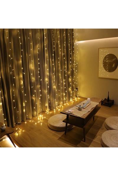 Lumenn 3*2 Boy 8 Modlu Fişli Ip Perde LED Işık-Led Aydınlatma Lumenn 3*2 Boy 8 Modlu Fişli Ip Perde LED Işık-Led Aydınlatma