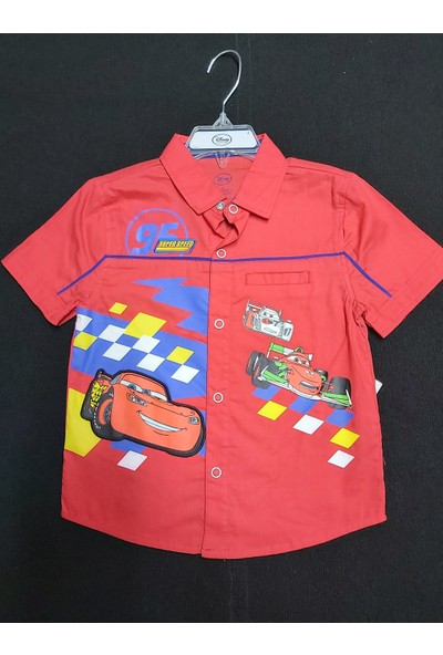 Disney Kırmızı Cars Gömlek Disney Kırmızı Cars Gömlek