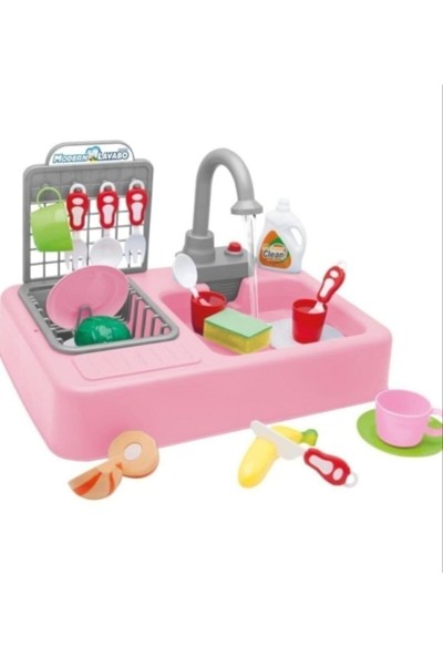 Narcissus Pembe Pilli Modern Lavabo