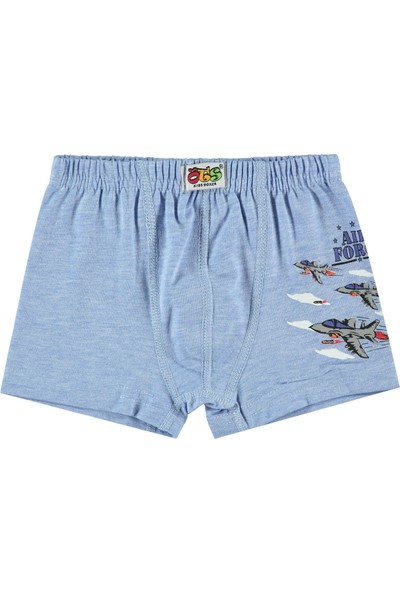 Öts Erkek Çocuk Boxer 2-12 Yaş Mavi