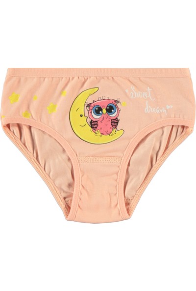 Öts Kız Çocuk Külot 2-12 Yaş Somon