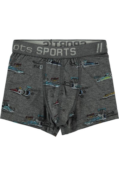 Öts Erkek Çocuk Boxer 2-12 Yaş Antrasit