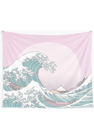 Trendiz Waves Pembe Duvar Halısı Trendiz Waves Pembe Duvar Halısı