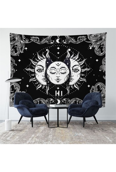 Trendiz Sun Siyah Duvar Halısı W20014 Trendiz Sun Siyah Duvar Halısı W20014